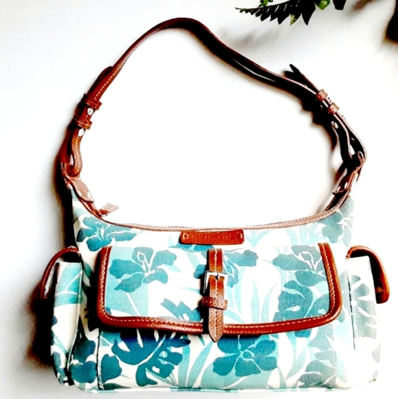 Caribbean Joe | Bags | Caribbean Joe Floral Ziptop Pocketed Satchel Bag ...